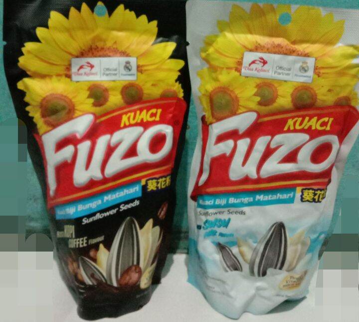 FUZO KUACI RASA KOPI / SUSU / KWACI BIJI BUNGA MATAHARI ASLI COFFEE ...