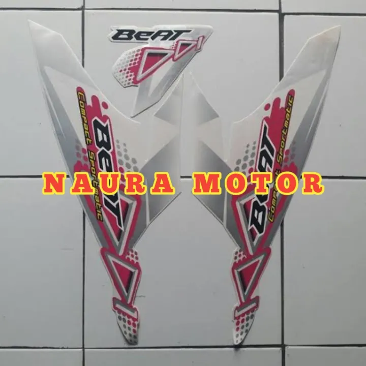 Striping Honda Beat Karbu standar putih - pink th 2008 - 2012 | Lazada ...
