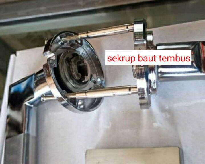 BAUT TEMBUS KUNCI PINTU BAUT GAGANG HANDLE PINTU baut tembus sekrup ...