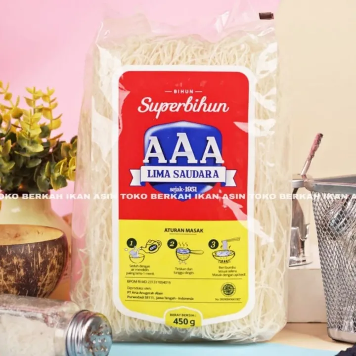 Super Bihun AAA Lima Saudara / SuperBihun Instant / Bihun Polos Kering ...