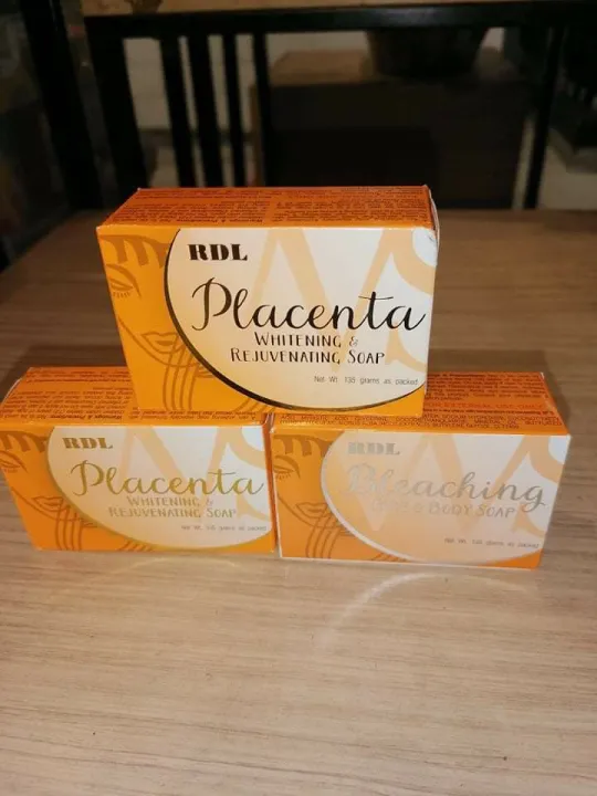 RDL PLACENTA whitening and rejuvenating bar soap (Ready to ship )135g ...