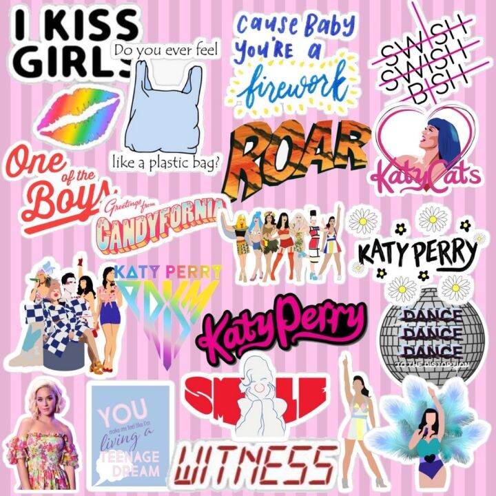 20 pcs KATY PERRY Sticker Set | Lazada PH