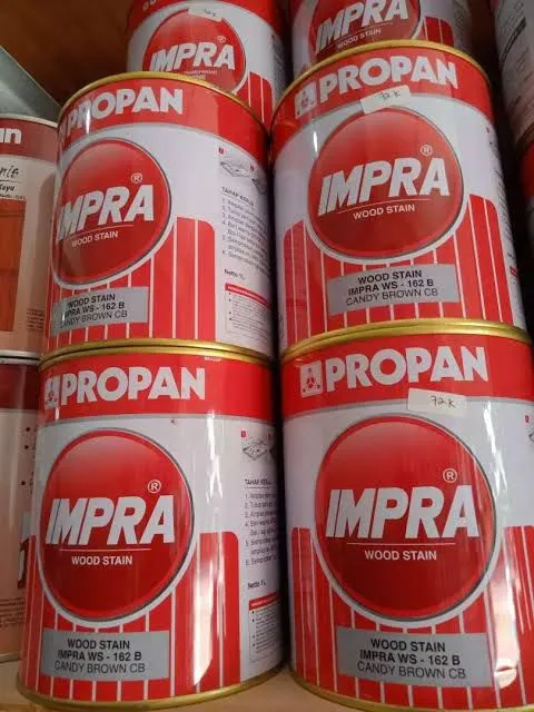 PROPAN IMPRA WOOD STAIN CANDY BROWN CB cat kayu impra 1 liter | Lazada ...