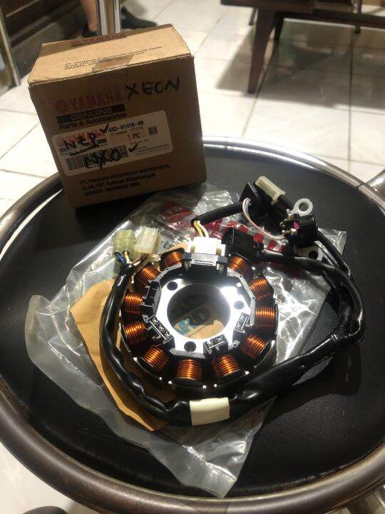 Stator Spoel Spull Spul Xeon Karbu Original Yamaha Genuine Parts Asli ...