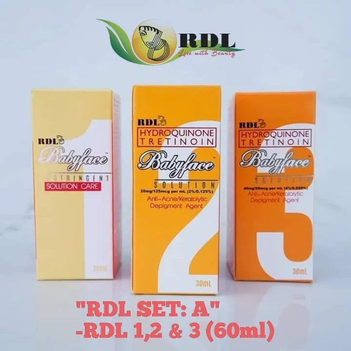 RDL no. 1, 2 & 3 (60ml) "SET" | Lazada PH