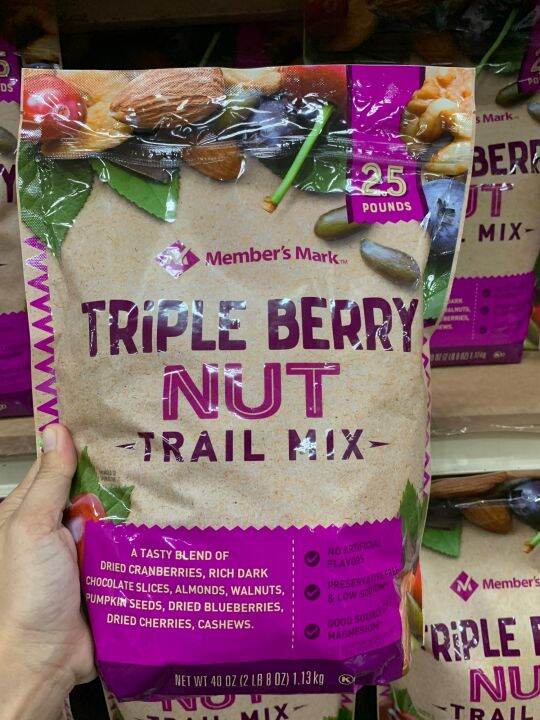Members Mark Triple Berry Nut Trail Mix 1.13kg | Lazada PH