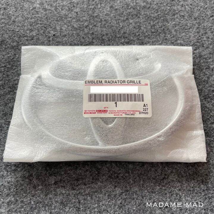 แท้ศูนย์ 💯% โลโก้ กระจังหน้า Fortuner 2008-2014 ขนาด 17x11.7cm (ARC ...