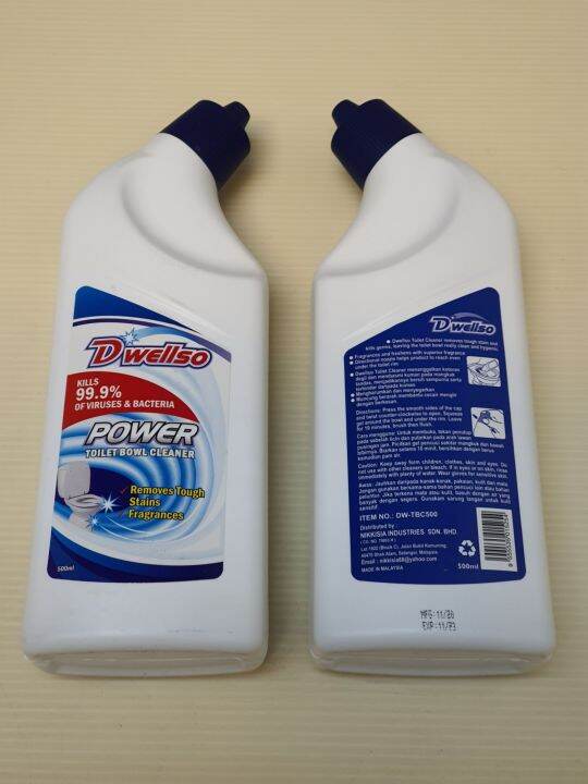 Dwellso Power Toilet Bowl Cleaner Disinfectant Toilet Cleanser Cleaning ...