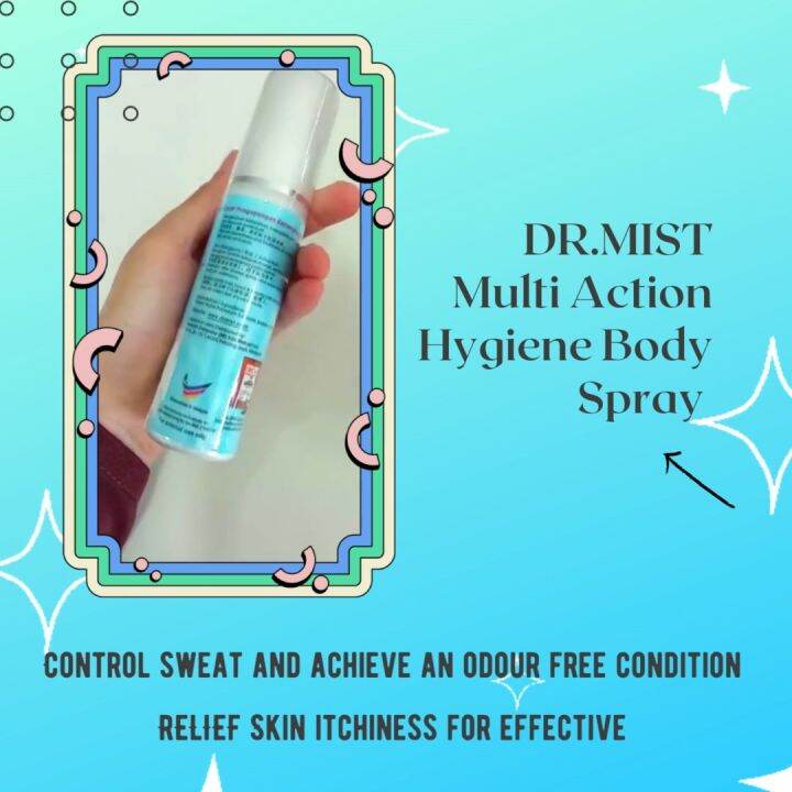 DR. MIST BODY FLOATATION FLUID SPRAY DEODORIZER 75ML/3X75ML | Lazada