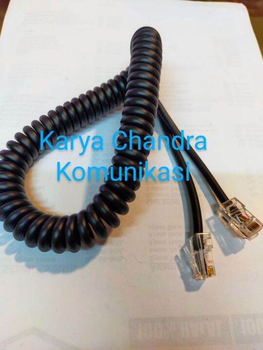KABEL SEPIRAL ISI 8 SUDAH DENGAN JACK RG-45 UNTUK EXTRAMIC RIG DAN SSB ...