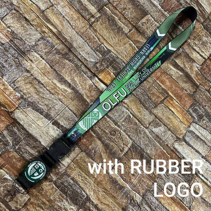 OLFU W/ RUBBER LOGO ID LACE LANYARD | Lazada PH