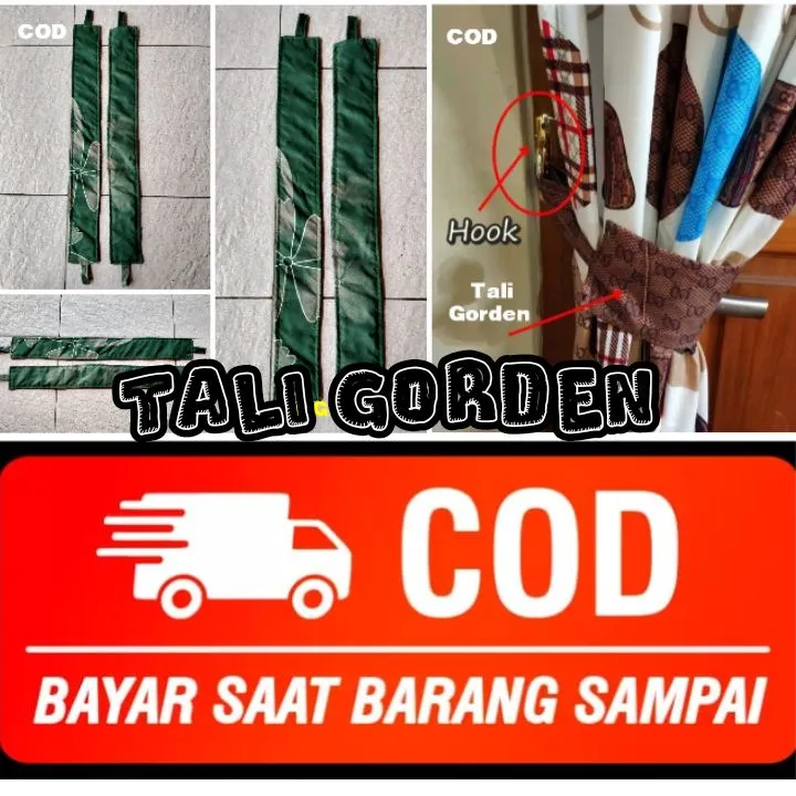 Tali gorden pengikat samping model sabuk bahan kain katun disperse ...