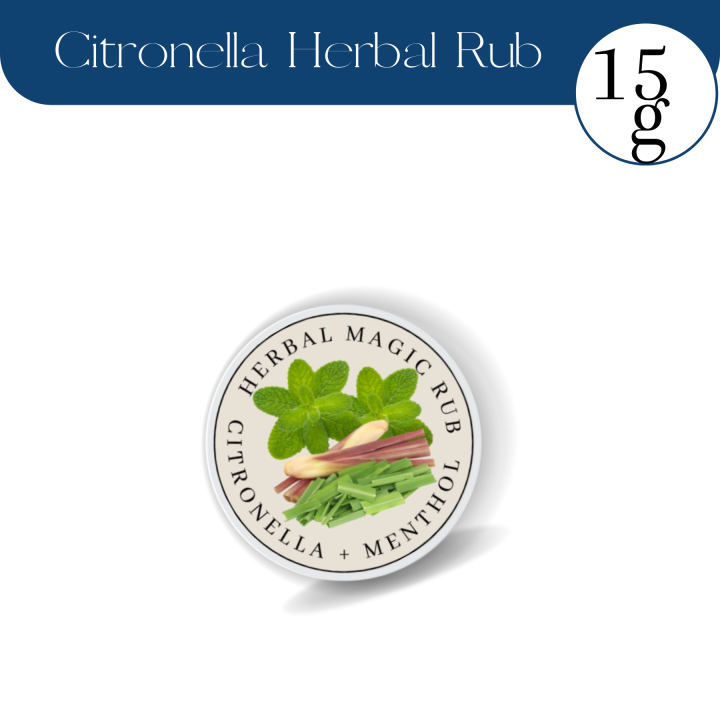 Natural Citronella Menthol Magic Herbal Rub For Body Pains, Relaxation ... Natural Citronella Menthol Magic Herbal Rub For Body Pains, Relaxation ...