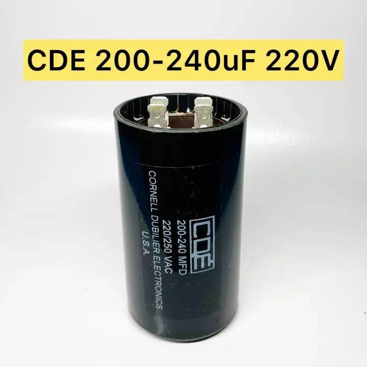 CDE 200-240UF 220/250VAC STARTING CAPACITOR | Lazada PH
