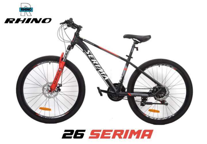 จักรยานเสือภูเขา 26นิ้ว ไรโน รุ่น SERIMA เฟรมอลูมิเนียม ดิสเบรคหน้า ...