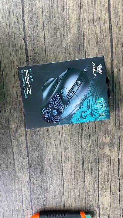 Aula F812 เมาส์เกมมิ่งมีสาย 7200 DPI ไฟ RGB 4 DPI ชิปเกมมิ่ง มีโปรแกรม ...