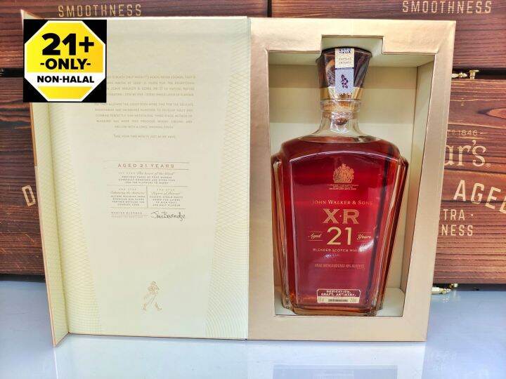 John Walker & Son XR21 Years Blended Scotch Whisky 750ml 💯 Original Ready Stock | Lazada