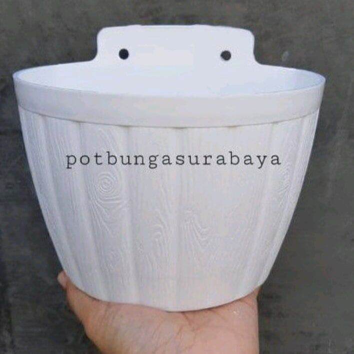 Pot tempel dinding Gentong motif kayu | Lazada Indonesia