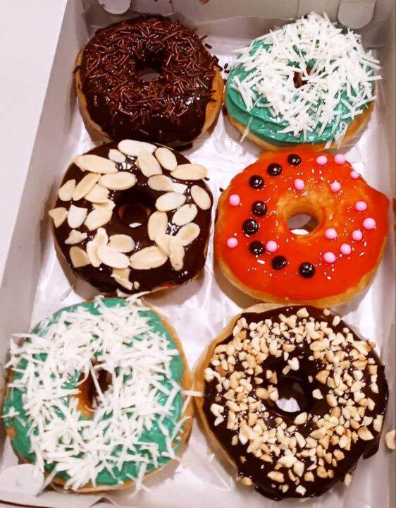 Donat Toping Aneka Rasa isi 6 pcs | Lazada Indonesia