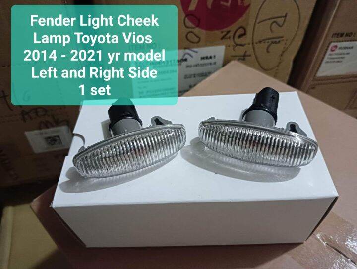 Fender Light Cheek Lamp Toyota Vios 2014 - 2021 yr model Left and Right ...