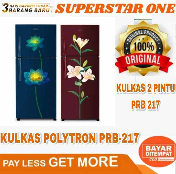 Kulkas 2 pintu Polytron PRB 217 kulkas Polytron PRB-217 | Lazada Indonesia