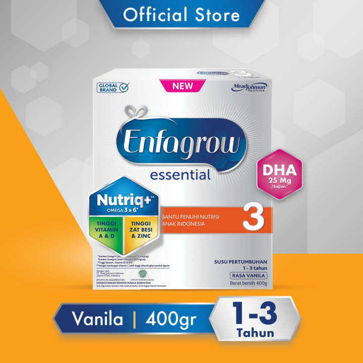 Enfagrow Essential 3 Susu Formula 1-3 Tahun 400g | Lazada Indonesia