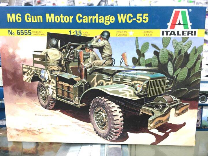 Italeri 1/35 U.S. WW2 Truck M6 GMC W-55 6555 | Lazada PH