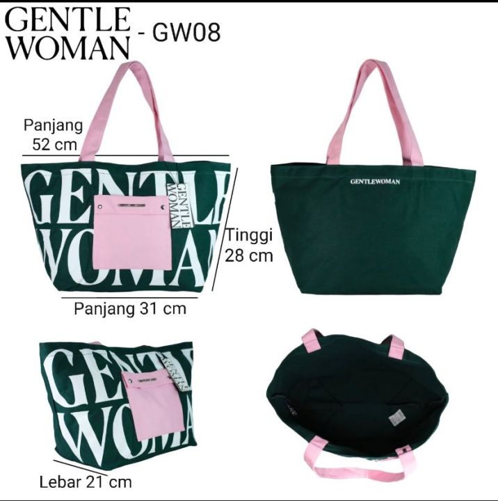 Gentle woman painted wall - totebag gentle woman import bangkok - gentle woman thailand | Lazada ...
