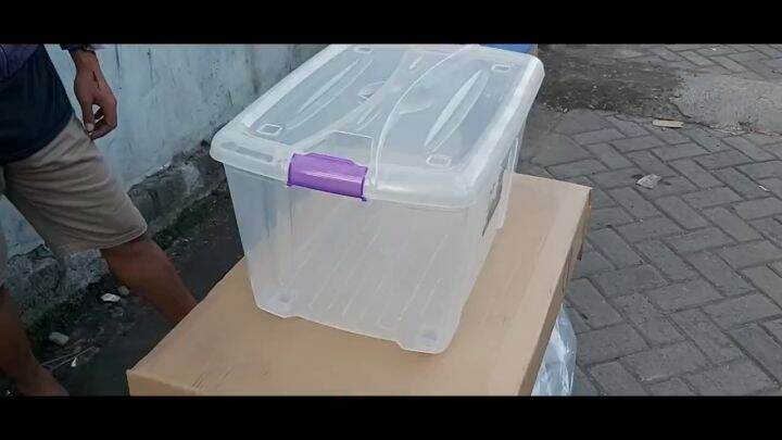 BOX CONTAINER BENING SERBAGUNA UKURAN 50 LITER KUAT AWET DAN TIDAK ...