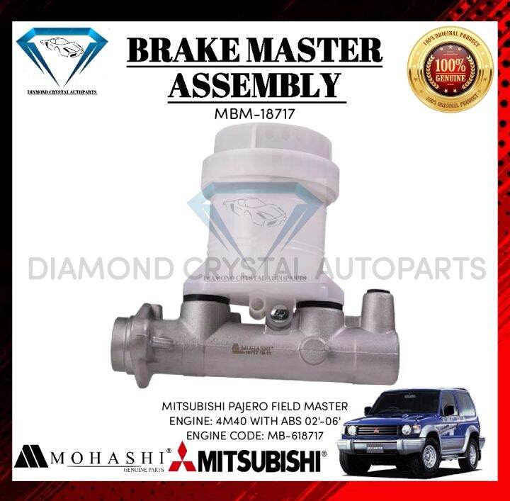 BRAKE MASTER ASSEMBLY MITSUBISHI PAJERO FIELD MASTER 4M40 W/ABS (15/16 ...