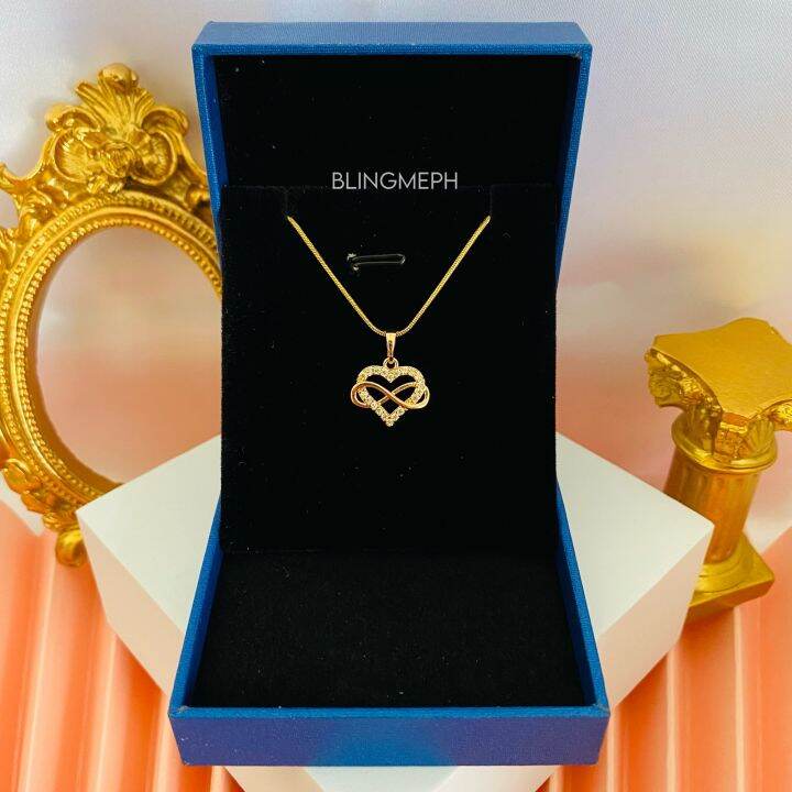 Tala by Kyla Inspired TBK Infinity Heart Necklace with Free Box | Lazada PH