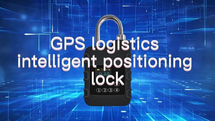 GPS Padlock Electronic IOT Padlocks Smart Remote Control Tracking Locks ...