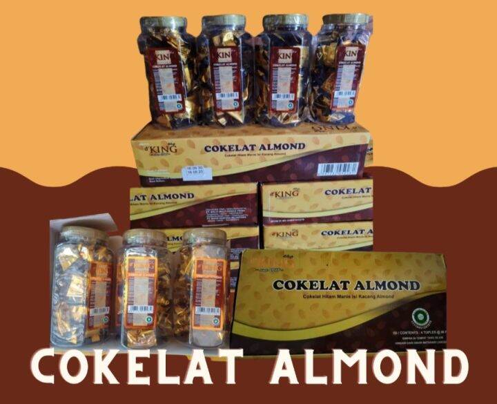 Coklat almond D'king | Lazada Indonesia