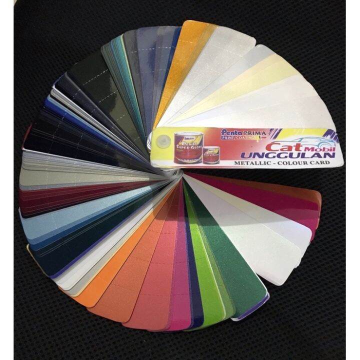 CONTOH - KATALOG - BROSUR WARNA PENTA SUPER GLOSS NC SOLID & METALLIC | Lazada Indonesia