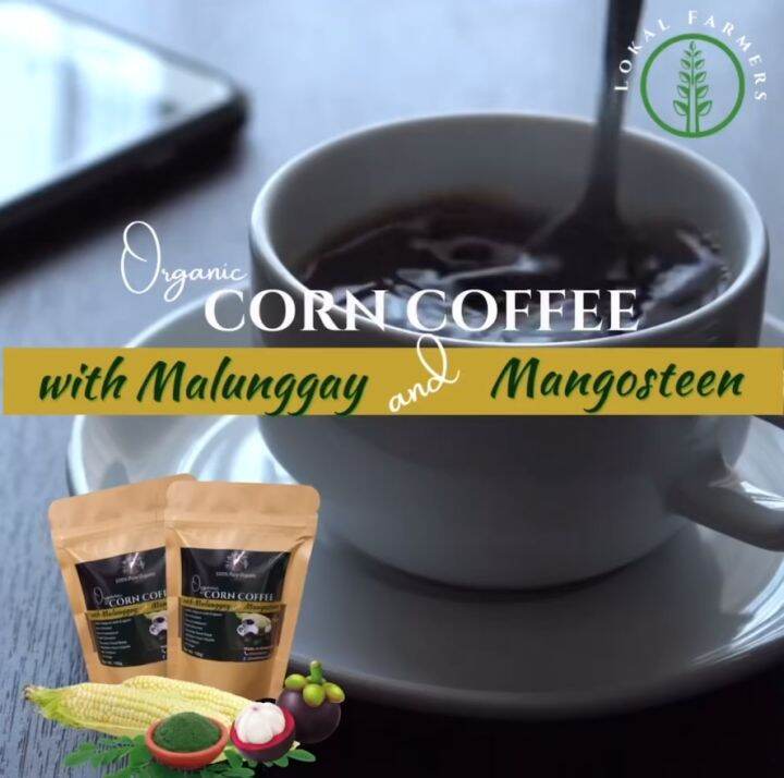 Caffeine Free Organic Corn Coffee with Mangosteen and Malunggay Good ...