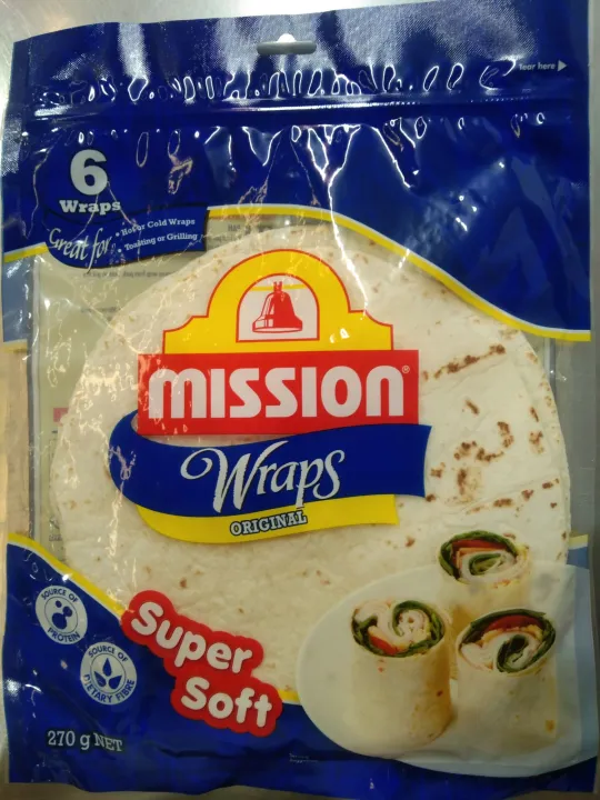 MISSION WRAPS ORIGINAL 6CT 270G | Lazada PH