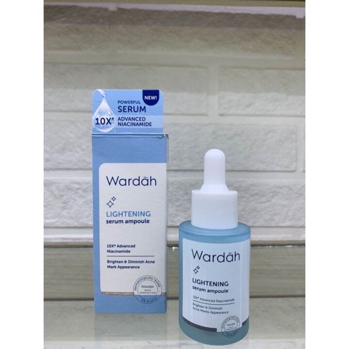 Wardah Lightening Serum Ampoule 30ml / Lightening serum pencerah / Wardah Serum Wajah / Serum ...