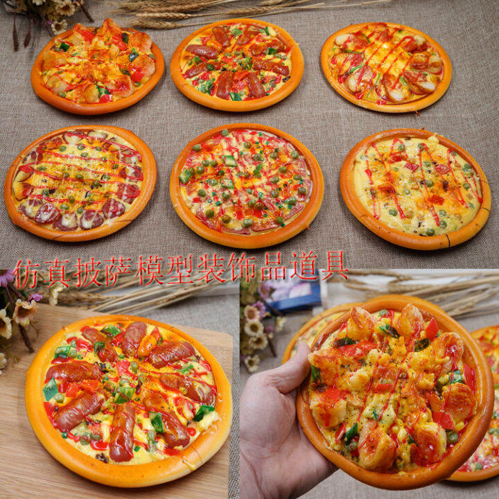 Imitation Foods Food Model Ham Bacon Pizza Western Food Showcase Show ...