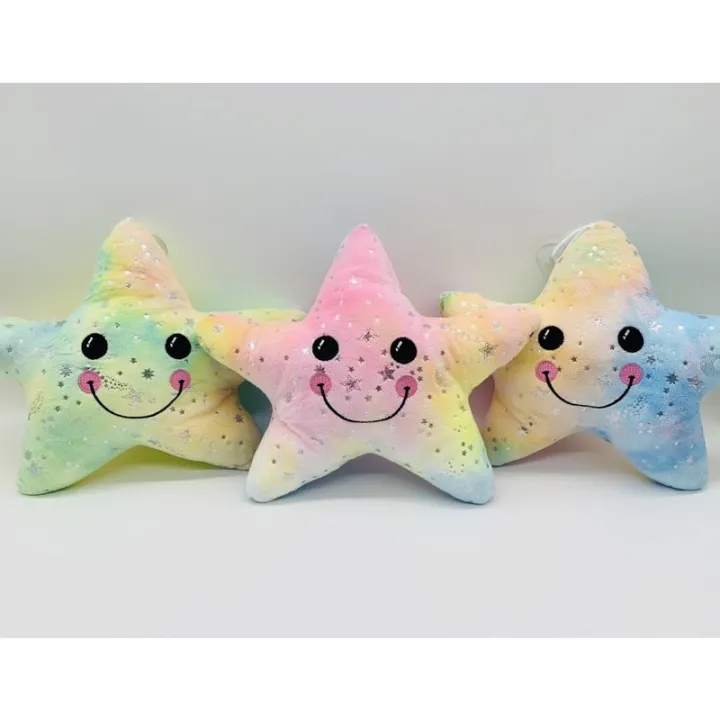 Rainbow Glitter Star Stuffed Toy 8inch Tall COD | Lazada PH