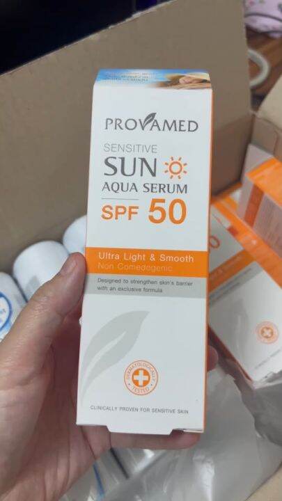 Provamed Sensitive Sun Aqua Serum SPF50 PA+++ 40ml. | Lazada.co.th