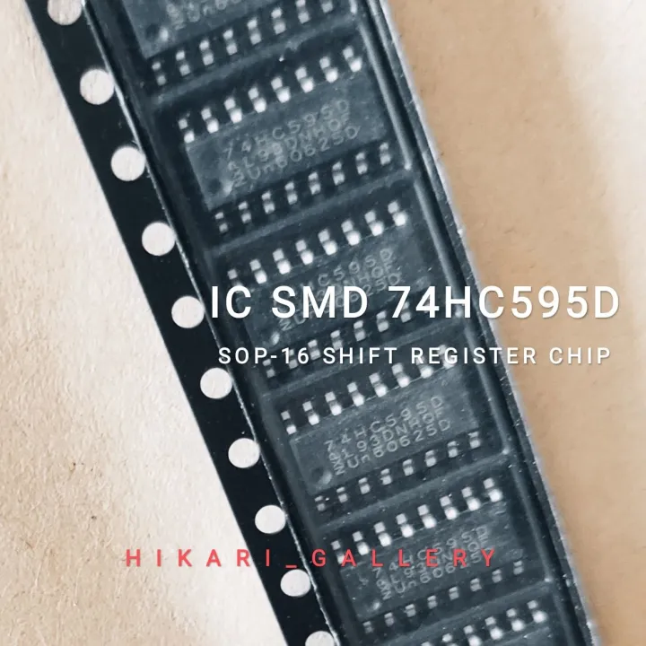 IC 74HC595D 74HC595 SMD SOP-16 SHIFT REGISTER CHIP / IC SMD 74HC595 D 74HC595D BAGUS | Lazada ...