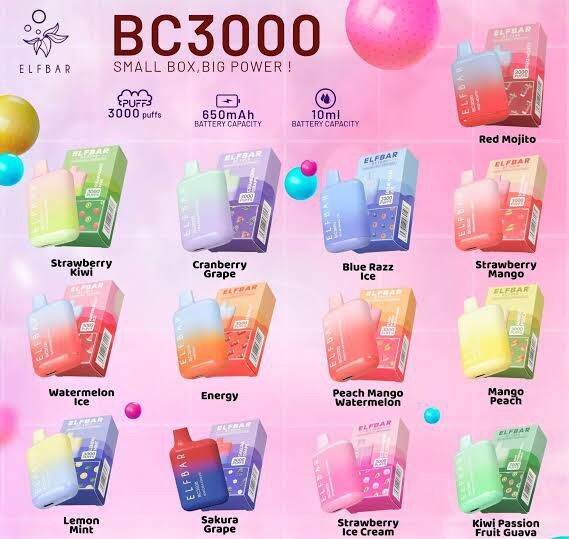 Elfbar disposabel pod Bc3000 puff luar negeri 100% original d | Lazada ...
