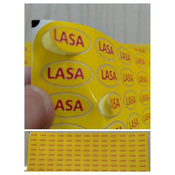 Stiker Label Lasa & Label Hight Alert (Dobel Cek) isi 100 | Lazada Indonesia