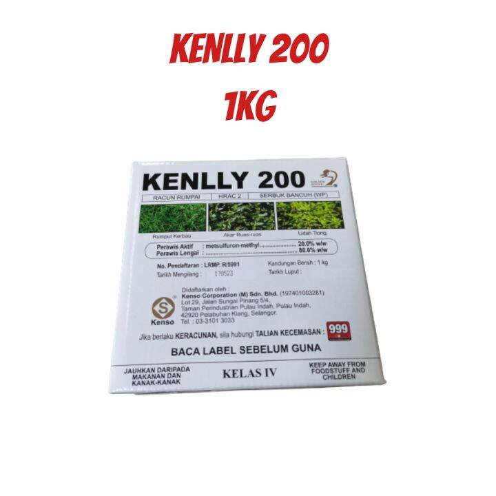 Kenlly 200 1kg (Sama Fungsi Dengan Ally Rival N-Hance ) Metsulfuron 20% ...
