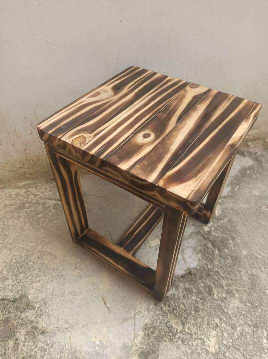 Wooden Square Bankito Multi Purpose | Lazada PH