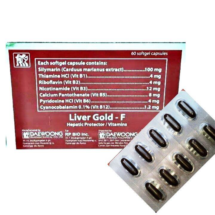Liver Gold - F Silymarin + Multivitamins | Lazada PH