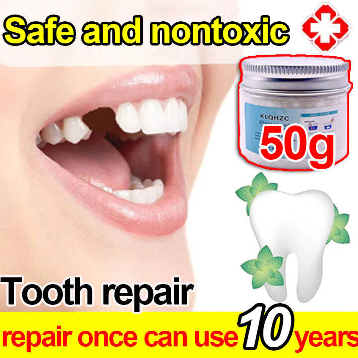 50g DIY Teeth Restoration Dentures Veneers Temporary Teeth, Temporary ...