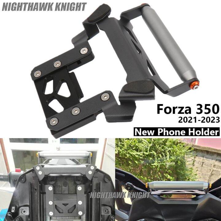 New Motorcycle Accessories Mobile Phone Holder GPS Navigation Bracket 22MM USB Charging Bracket ...