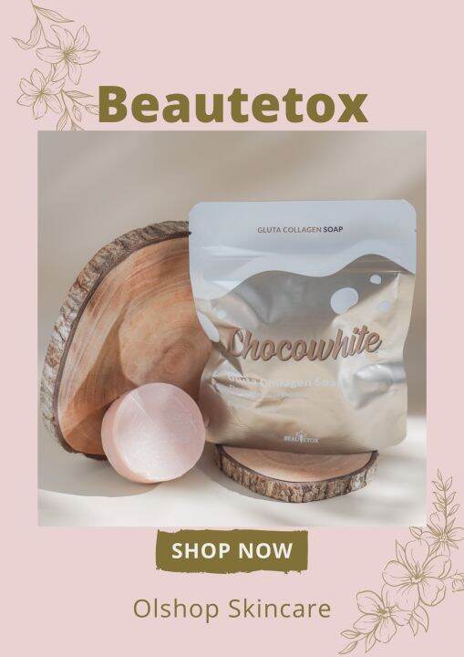 BODY SOAP BEAUTETOX Chocowhite Gluta Collagen Soap dengan cocoa butter ...