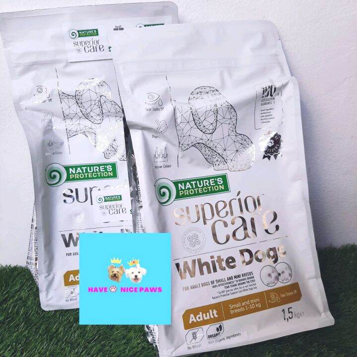 NATURE'S PROTECTION White dogs Adult - LAMB Superior Care Small breeds ...